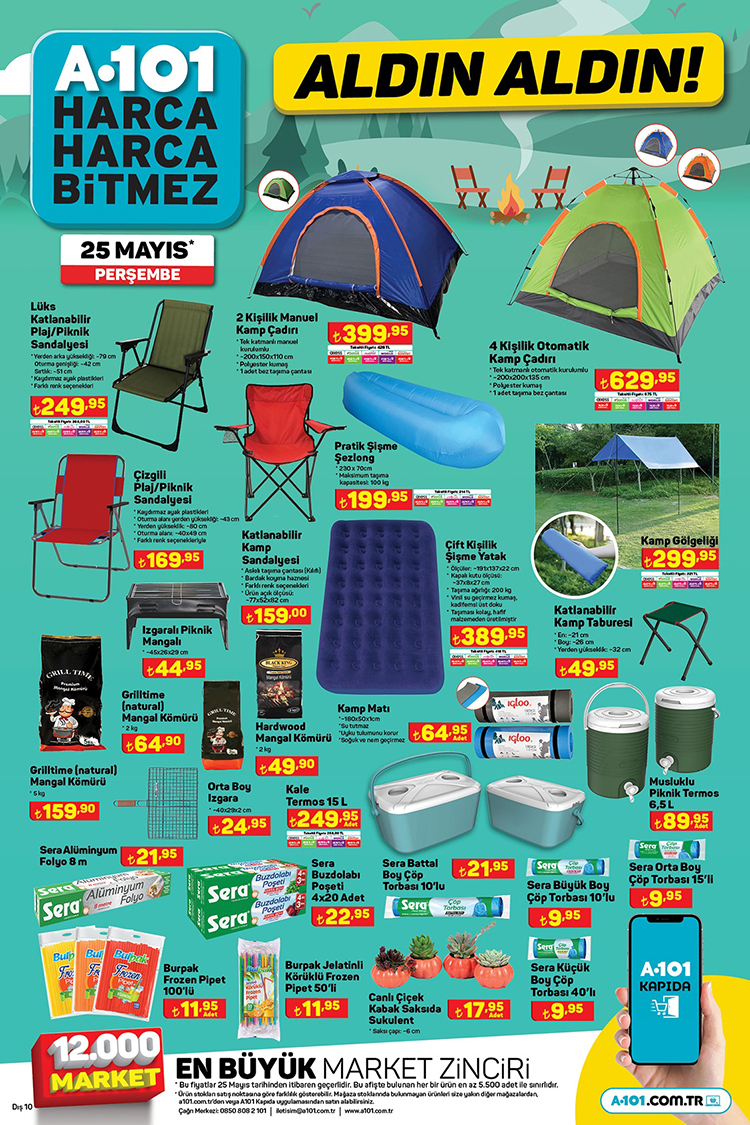 25 Mayıs 2023 A101 Kamp Ekipmanları İncelemesi - Kamp Yerleri: Kamp ...
